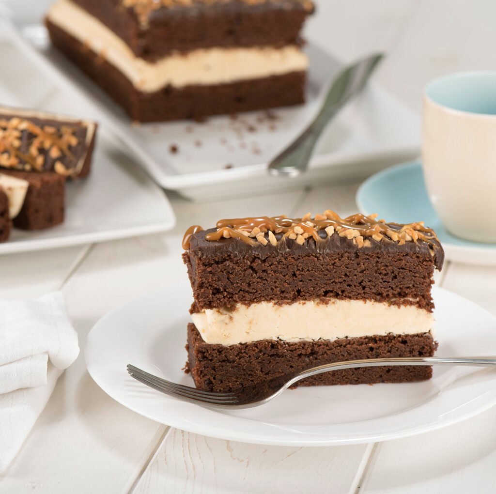 Peanut Brownie Stack – Just Desserts