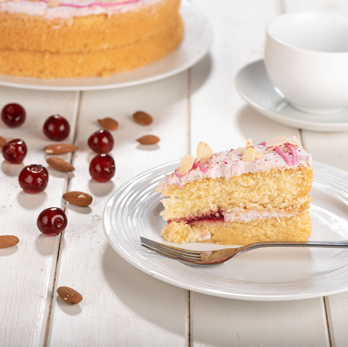 Cherry Almond Cake – Just Desserts