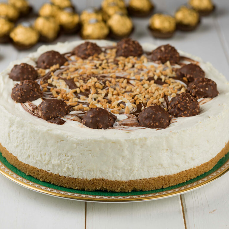 Large Luxury Ferrero Rocher Cheesecake – Just Desserts