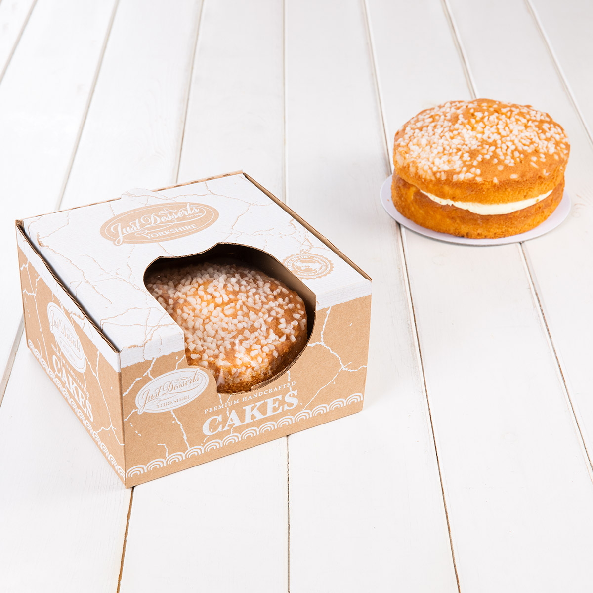 Lemon Retail Cake – Just Desserts