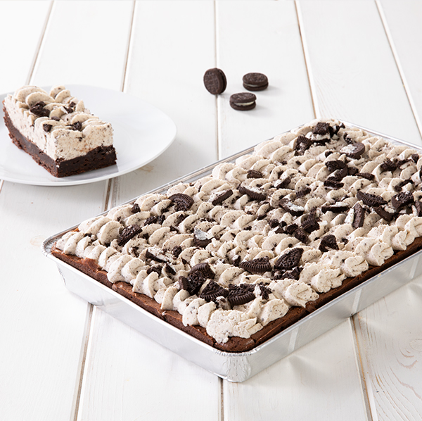 Loaded Cookies & Cream Brownie – Just Desserts